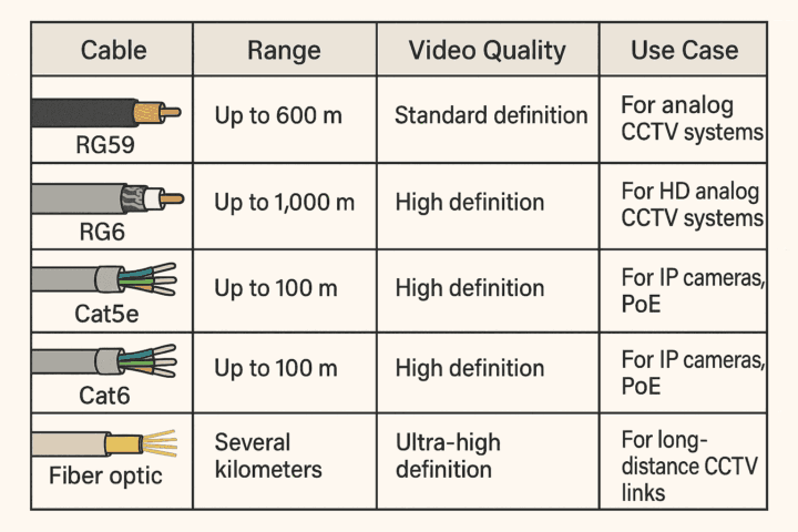 CCTV Camera Cable: Types, Uses, And Installation Guide For Reliable ...
